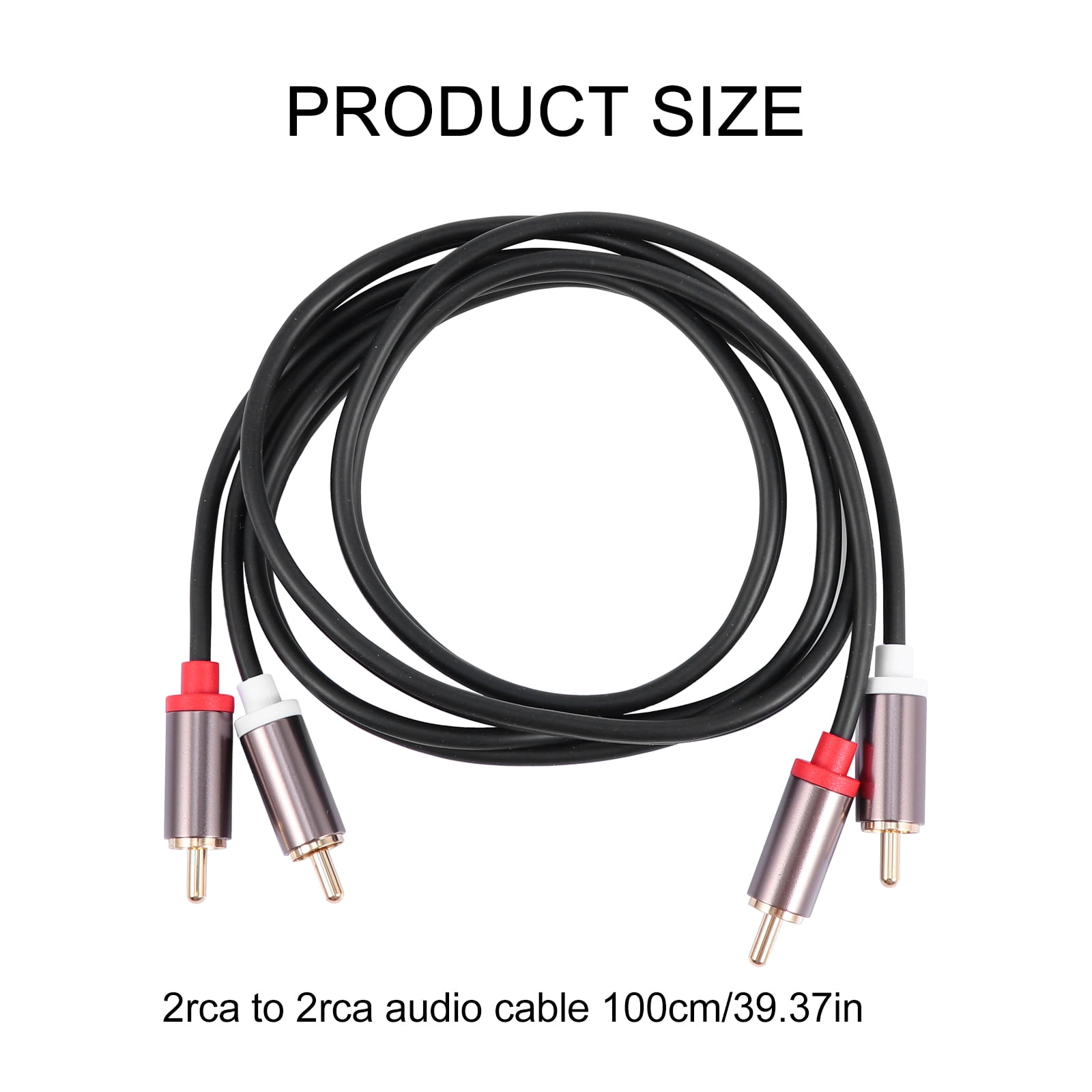 HEMOTON Audio Speaker Wire Adapter Cable Stable Transmission Braided ...