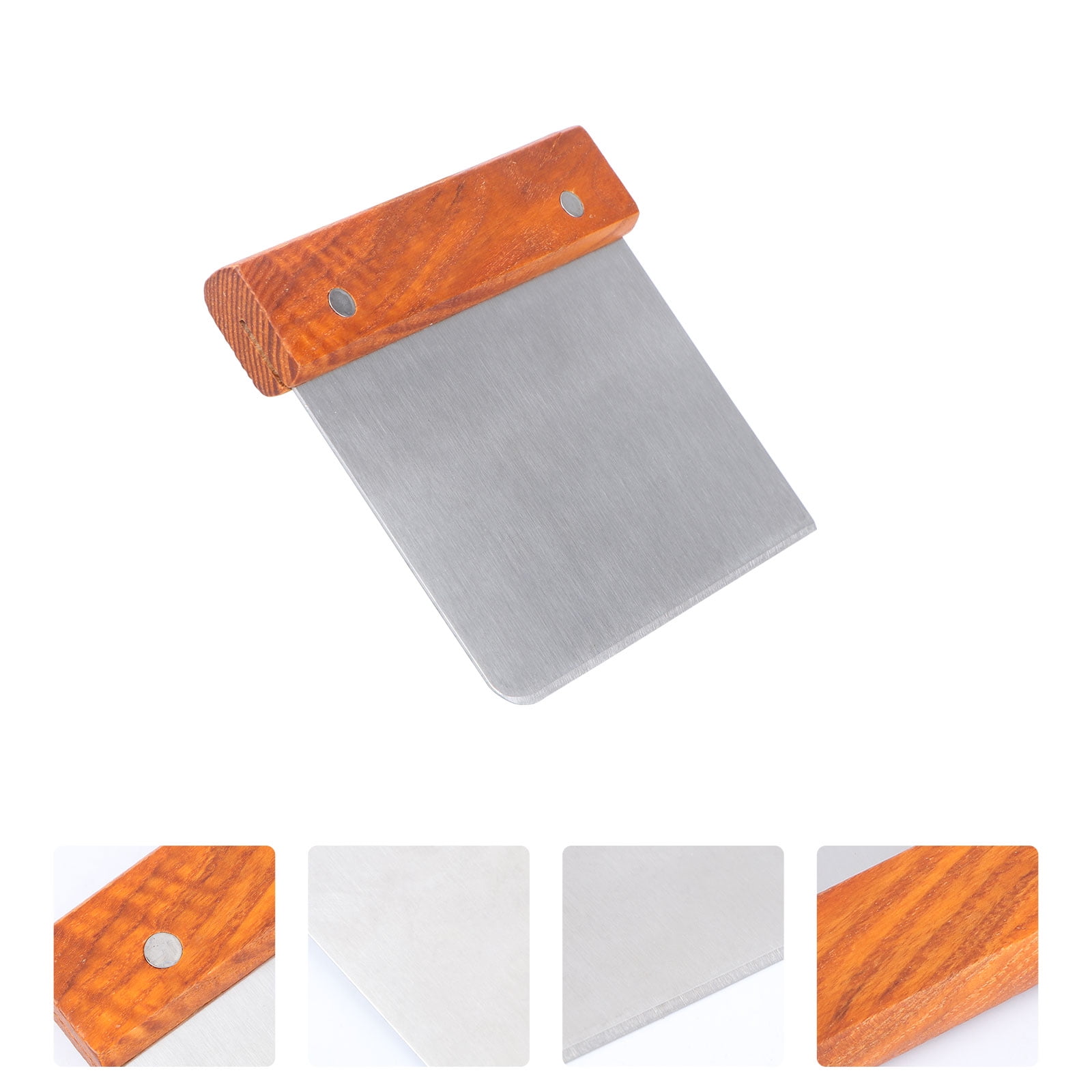 HEMOTON Bakery Cutter Tool Hand Dough Scraper for Baking Bread Flour ...