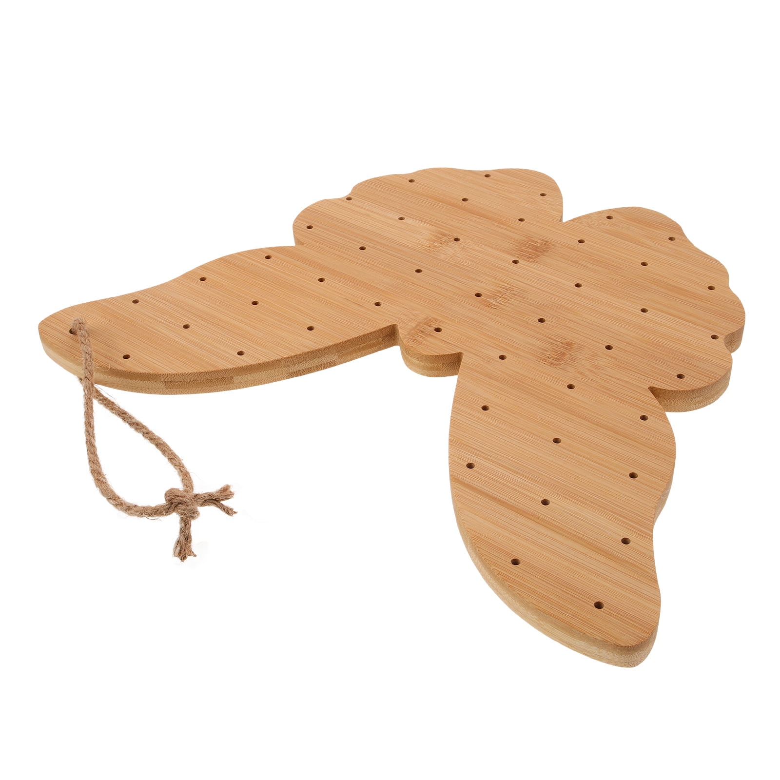 HEMOTON Bamboo Appetizer Skewer Holder for Food Display Stand Perfect ...