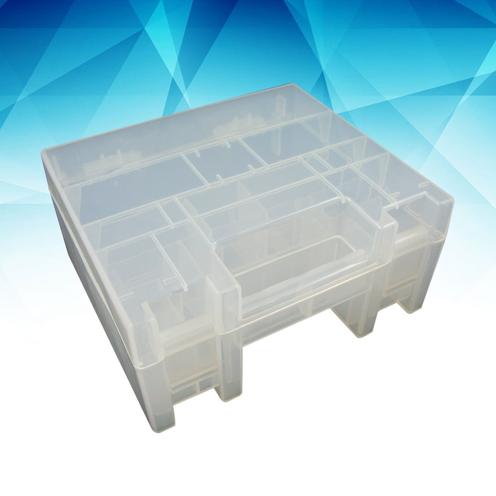 HEMOTON Battery Storage Box Battery Organizer Container Battery Storage ...
