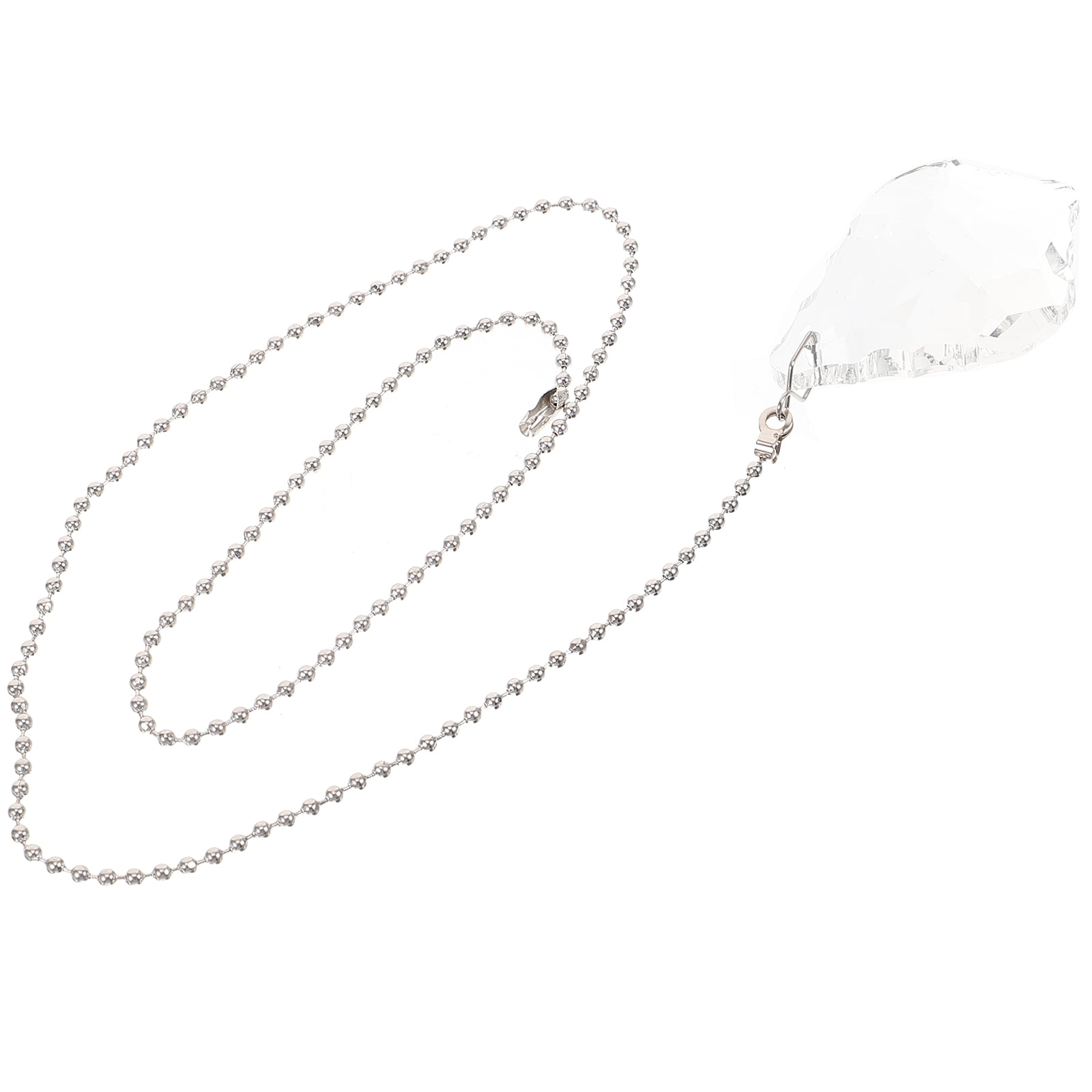 DEEPCRAFF Pull Chain for Ceiling Fan Lighting Beaded Accessory Silver ...