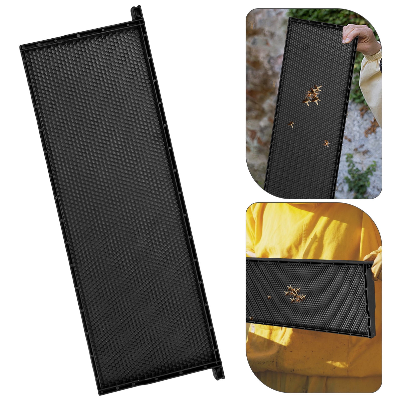HEMOTON Bee Foundation Frame Holders Hive Beehives for Miss Man Black ...
