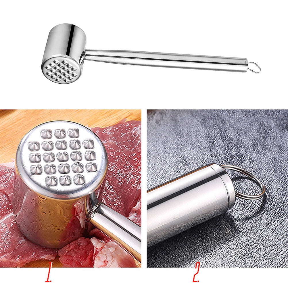 HEMOTON Beef Meat Hammer Meat Beating Hammer for Meat Easy to Store 26. ...