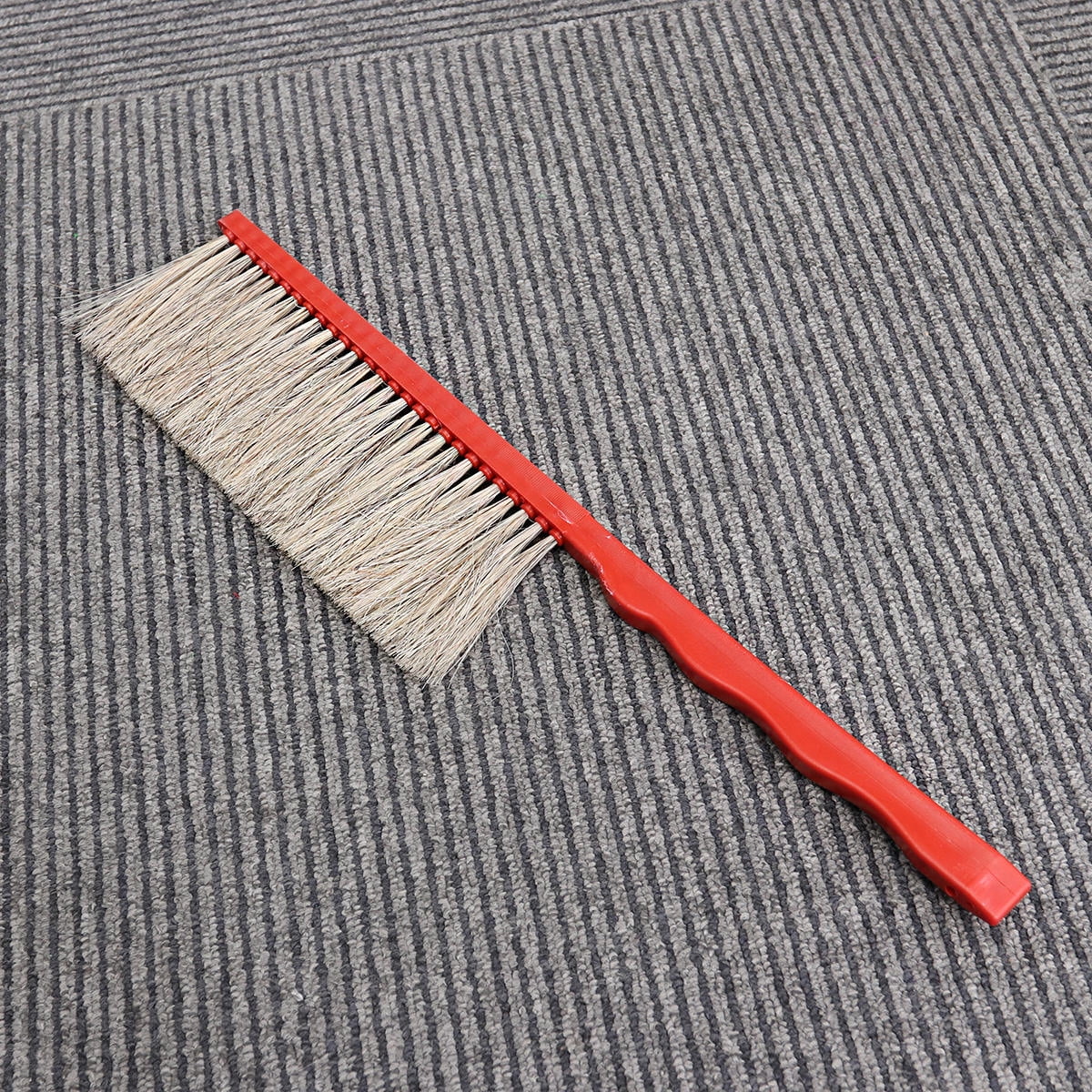 HEMOTON Beekeeping Tools Red Plastic Sweep Plastic Brush Horse-Hair Bee ...