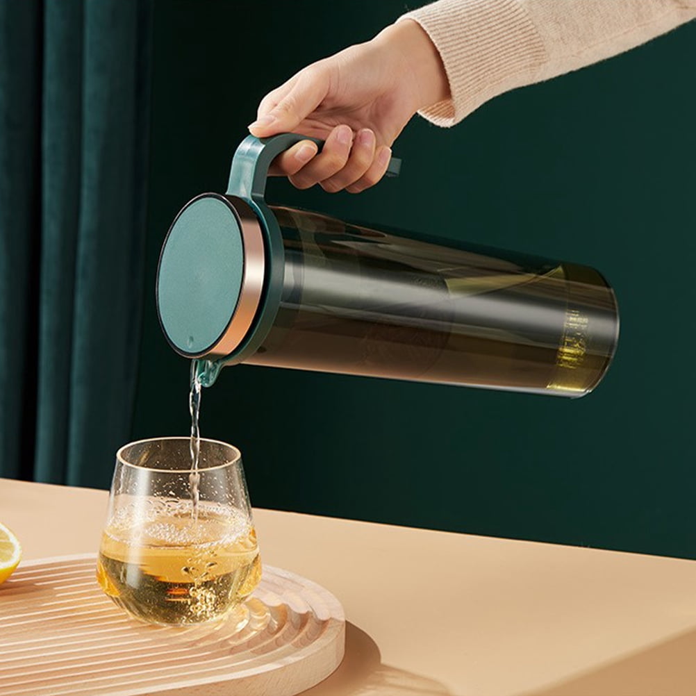 HEMOTON Beverage Container with Lid for Home Use Made of ABS Dark Green ...