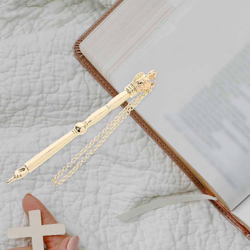 HEMOTON Bible Reading Tool Metal Torah Pointer With Chain Torah Bible ...