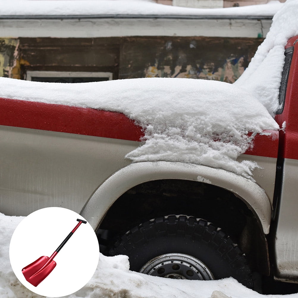 HEMOTON Bigger Spade Shovel Snow Scraper Shovels Ice Foldable Travel ...