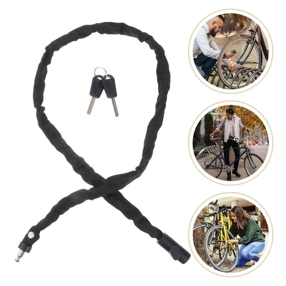 HEMOTON Bike Lock Security Anti-theft Chain Lock No Keys Required Open ...