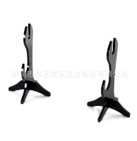 HEMOTON Black Acrylic Vertical Sword Stand Display with Dual Layer ...