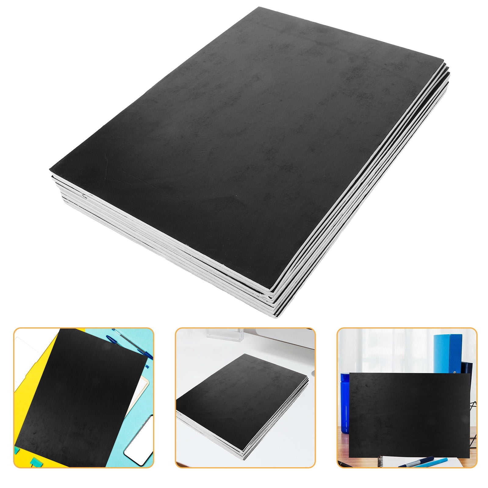 Hytrove Events Foam Board Black 10Pcs 15X10.6X0.2In - Walmart.com