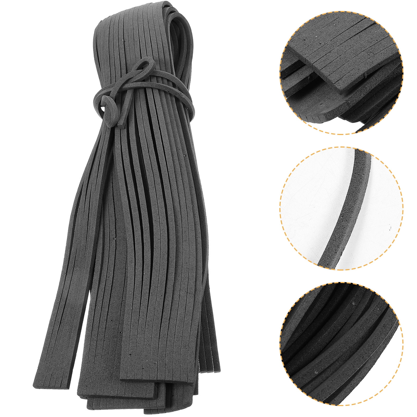 HEMOTON Black Foam Screen Spline for Door Use Easy Install Window ...