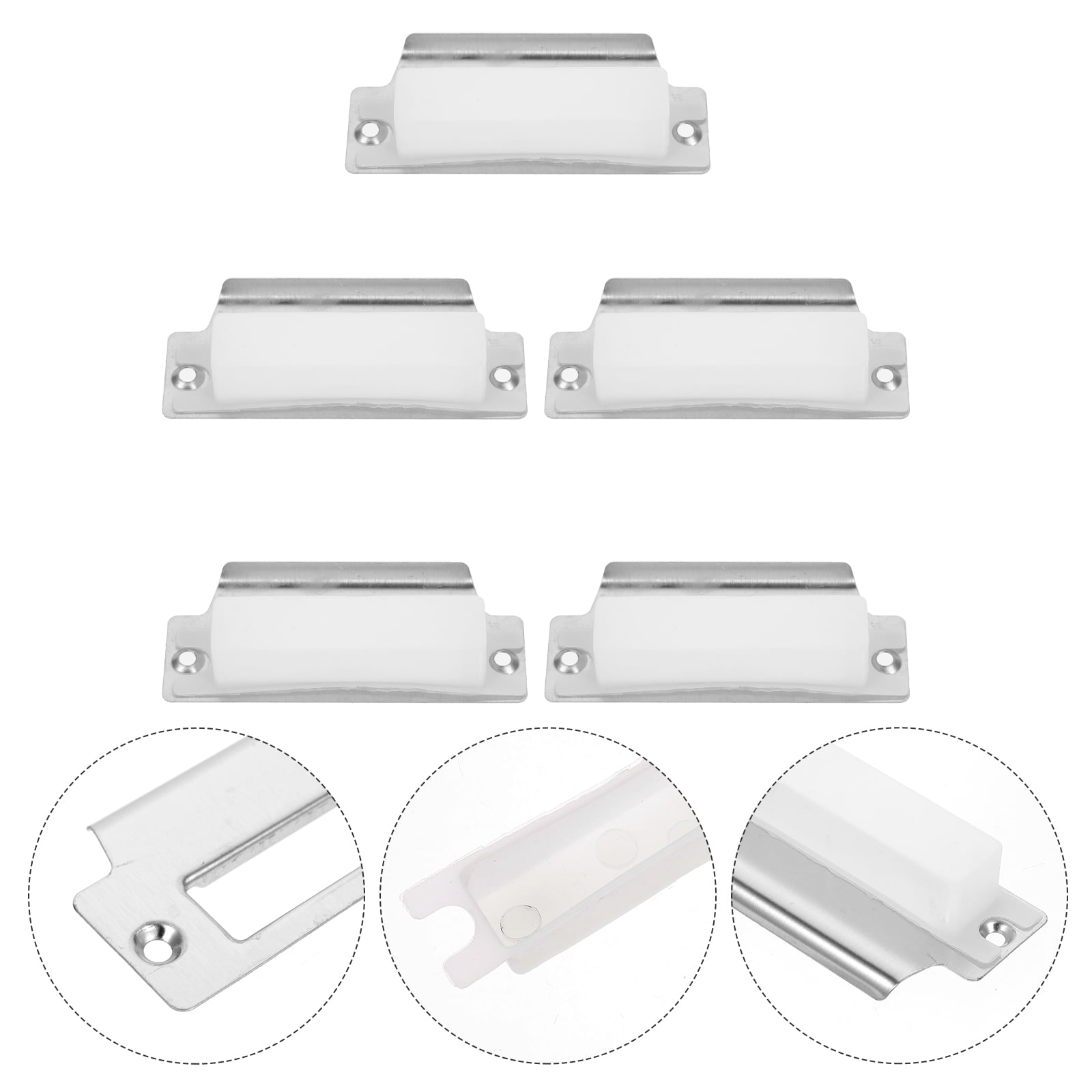 HEMOTON Black Stainless Steel Door Security Device with Reinforcement ...