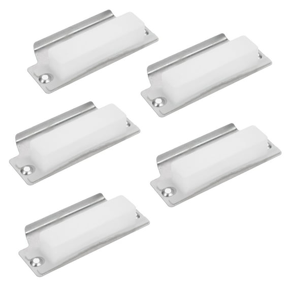 HEMOTON Black Stainless Steel Door Security Plate for Reinforcement and ...