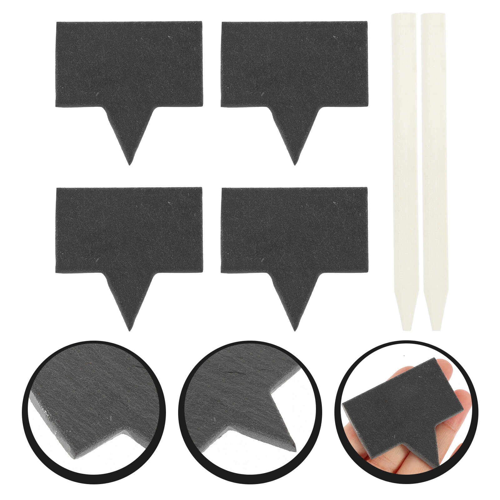 HEMOTON Black Synthetic Cheese Markers for Decoration and Safe with ...
