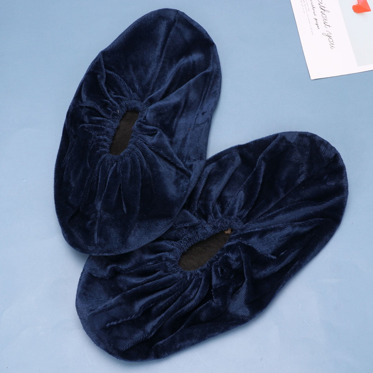 HEMOTON Blue Reusable Waterproof Shoe Cover with Elastic Band for All ...