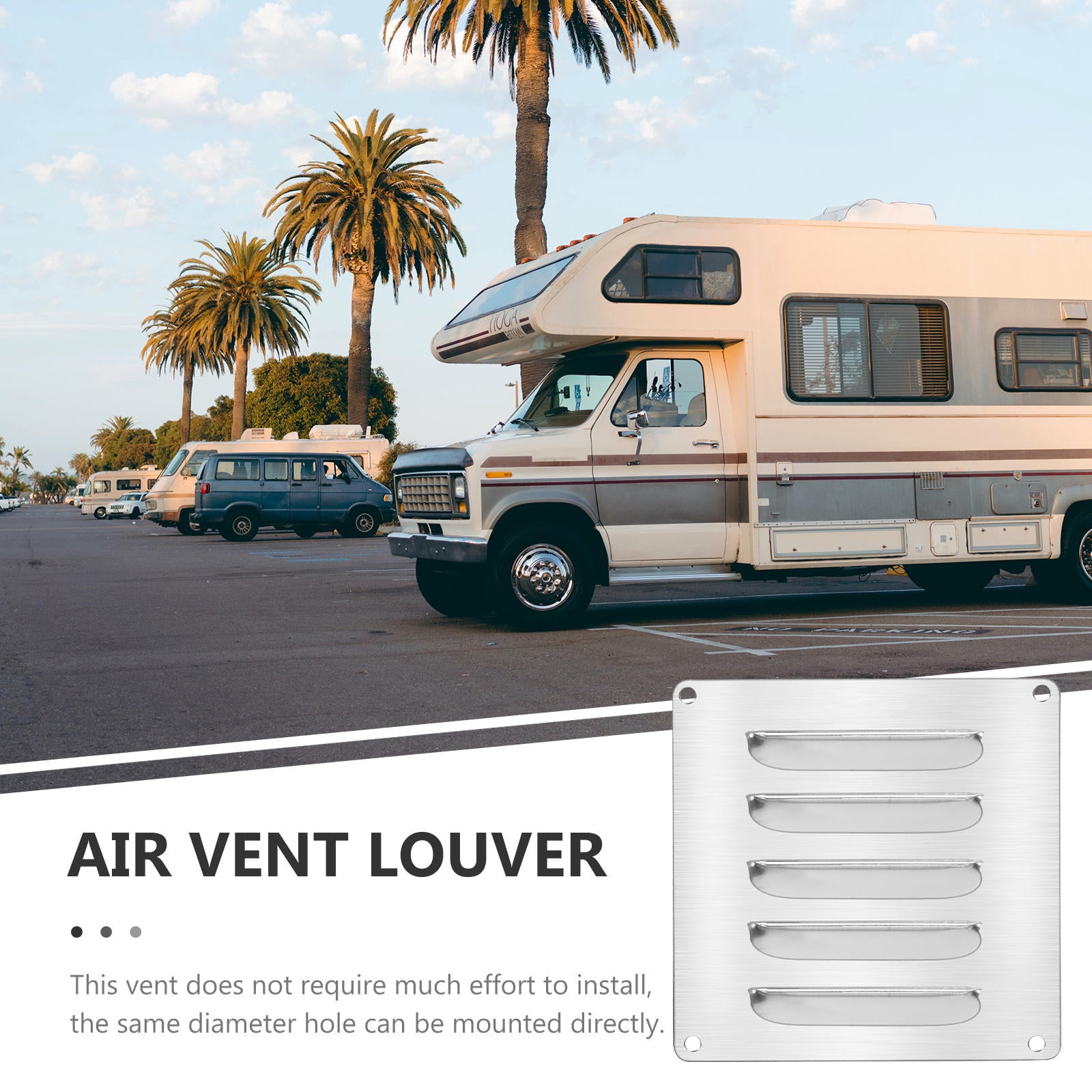 HEMOTON Boat Blower Vent Marine Louvered Yacht Replacement - Walmart.com