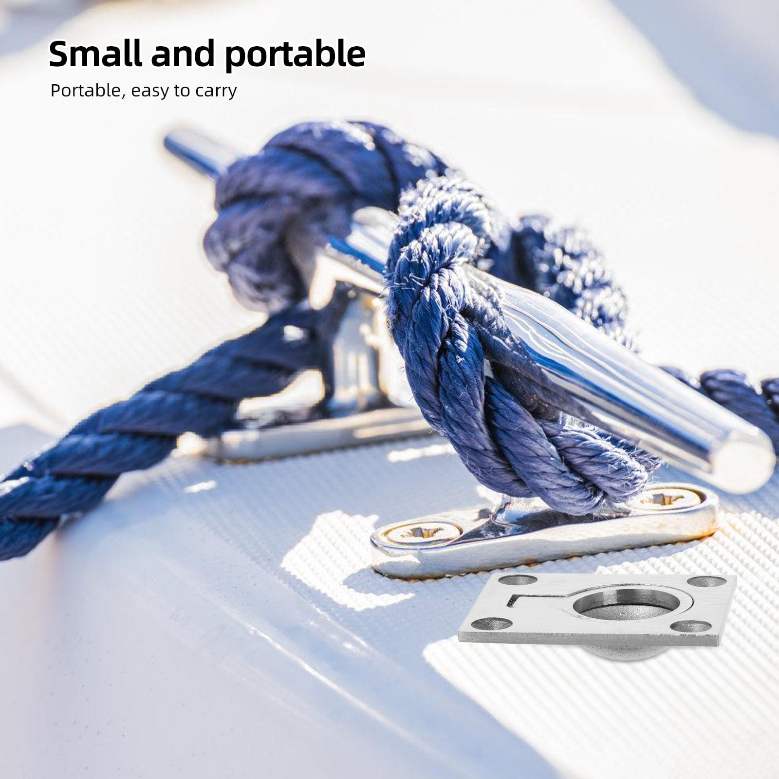 DEEPCRAFF Pull Ring Stainless Steel 1Set 2.0In Flush Mount Boat Hatch ...