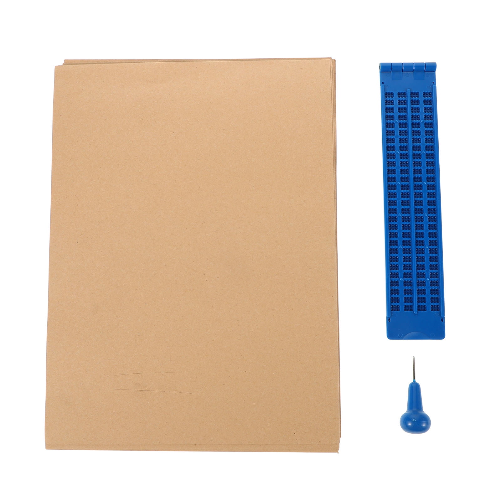 HEMOTON Braille Writing Paper Board and Stylus Portable Braille Writing ...