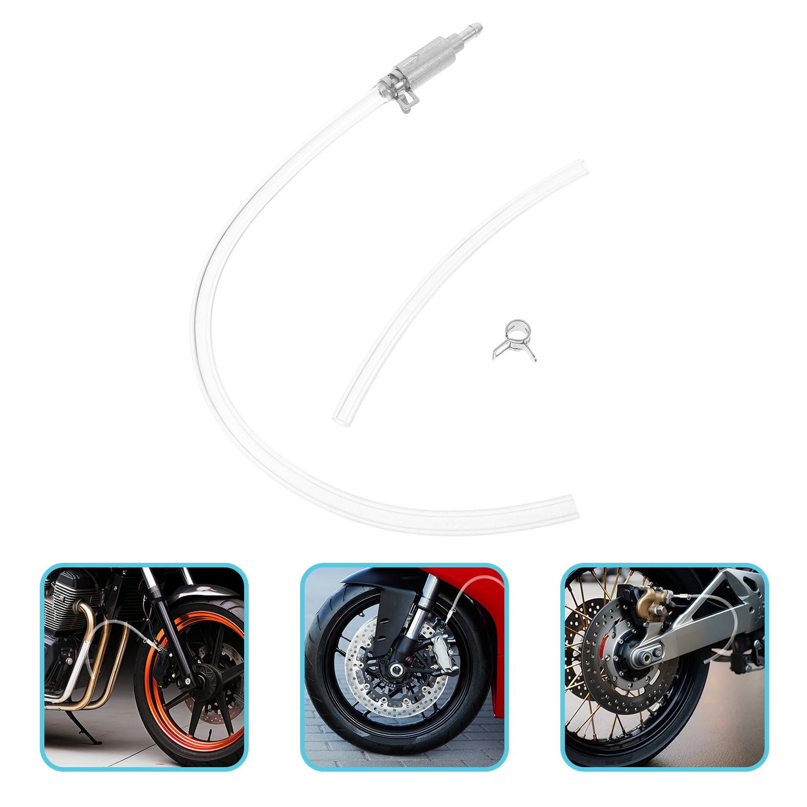 HEMOTON Brake Fluid Bleeder Hose Replacement with Coupler Motorcycle ...