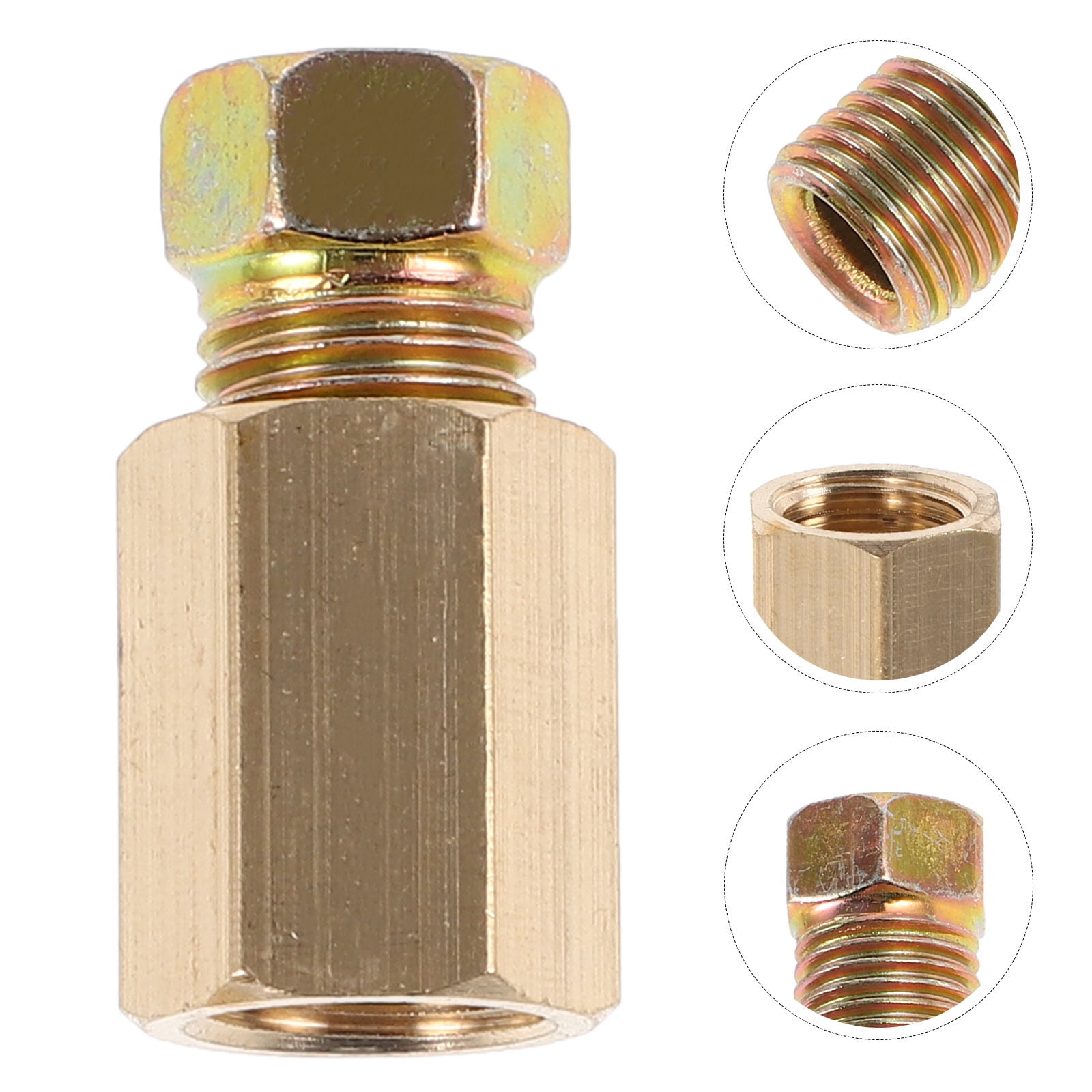 HEMOTON Brake Line Connector Car Brake Line Fitting Thread Connector ...