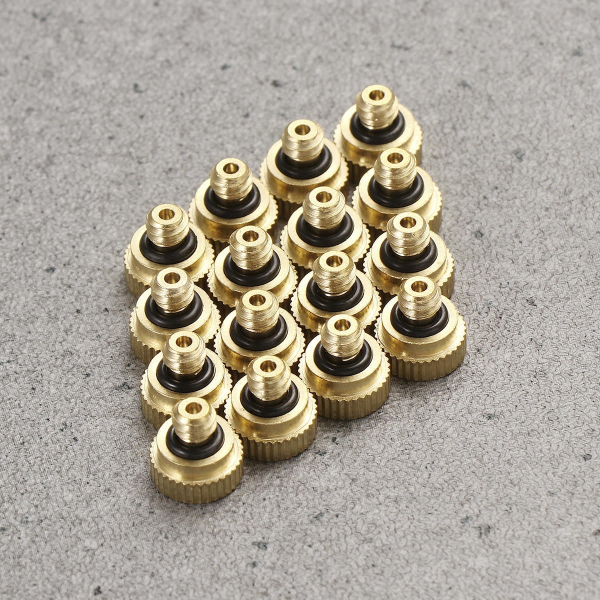 HEMOTON Brass Misting Nozzles for Cooling System Golden Color Durable ...