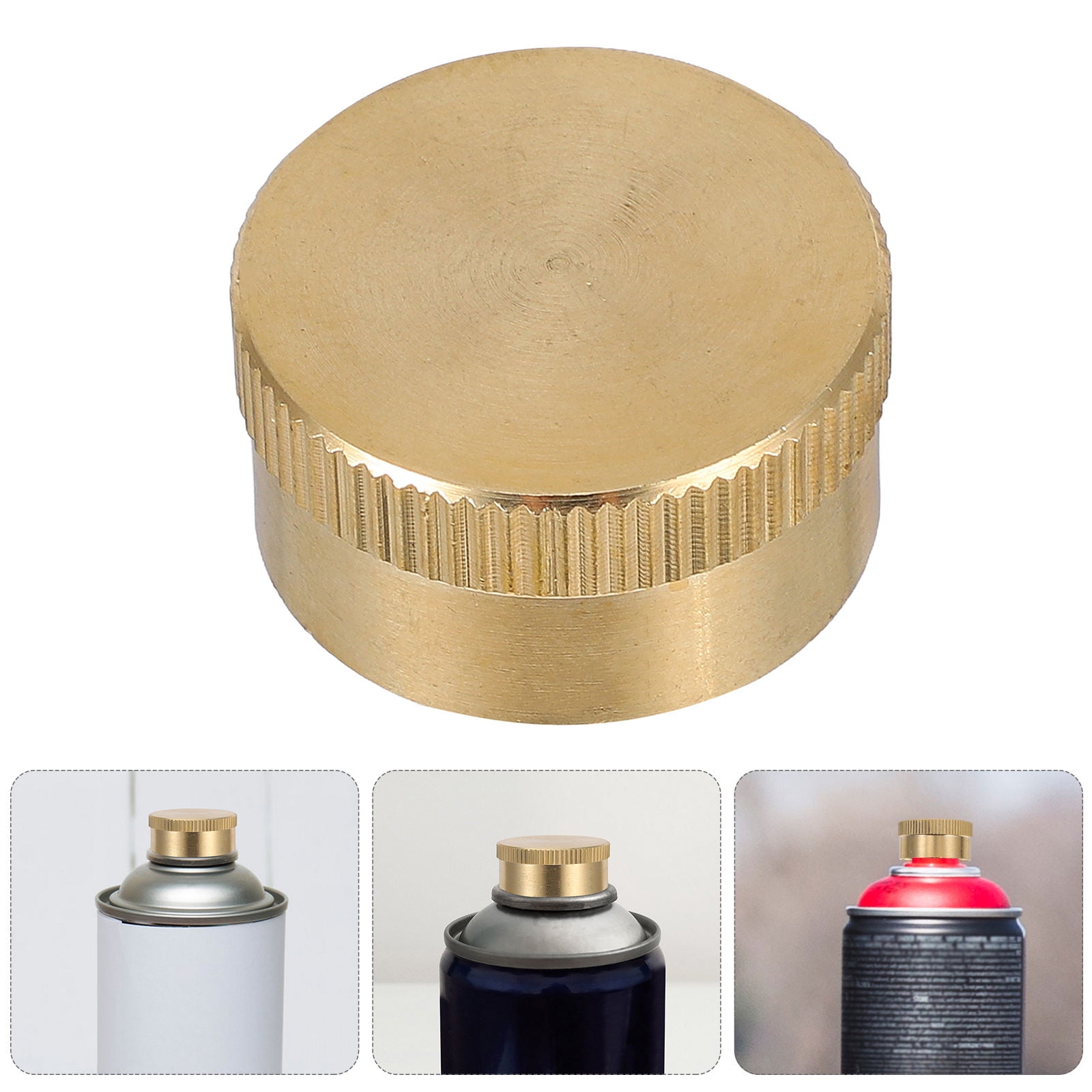 HEMOTON Brass Propane Tank Cover Sealing Propane Bottle Cap Refill ...