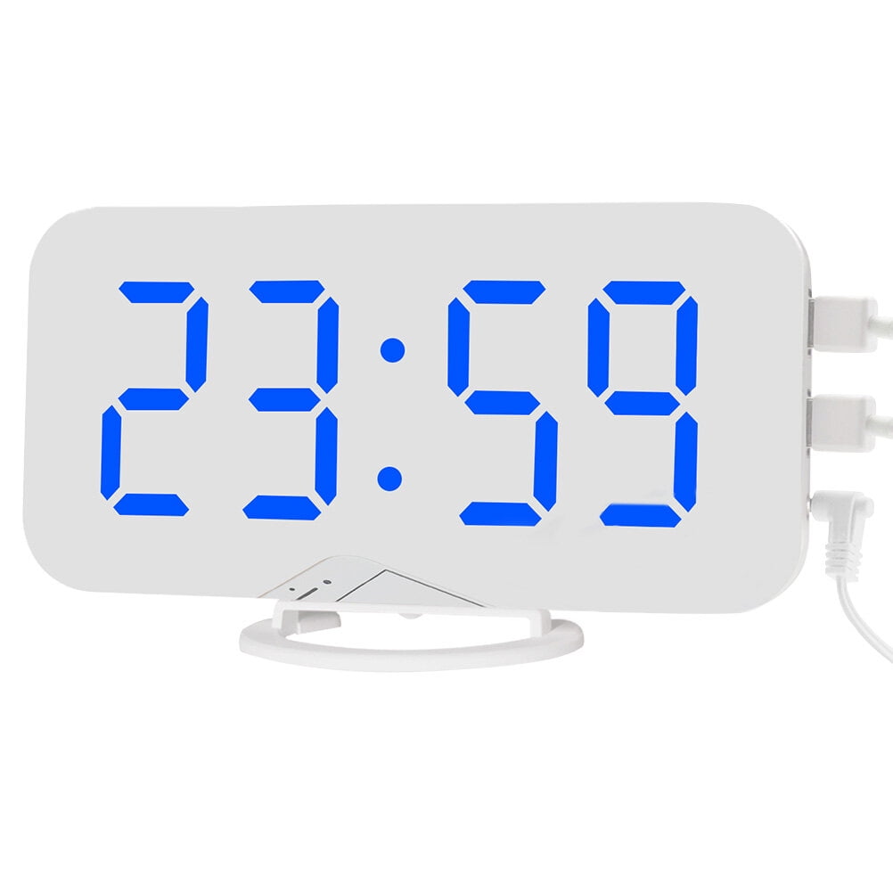 HEMOTON Bright Big Numbers Digital Alarm Clock with Dual USB Ports ...