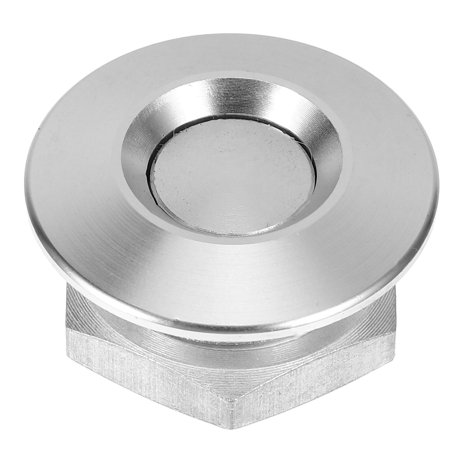 HEMOTON Bumper Fixed Push Button Aluminum Alloy Vehicle Hood Pin Push Button Bonnet Lock Latch ...