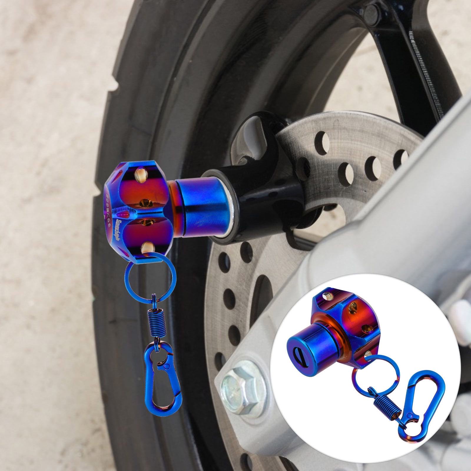 HEMOTON CNC Modified Motorcycle Key with Hexagon Tip Made of Titanium ...