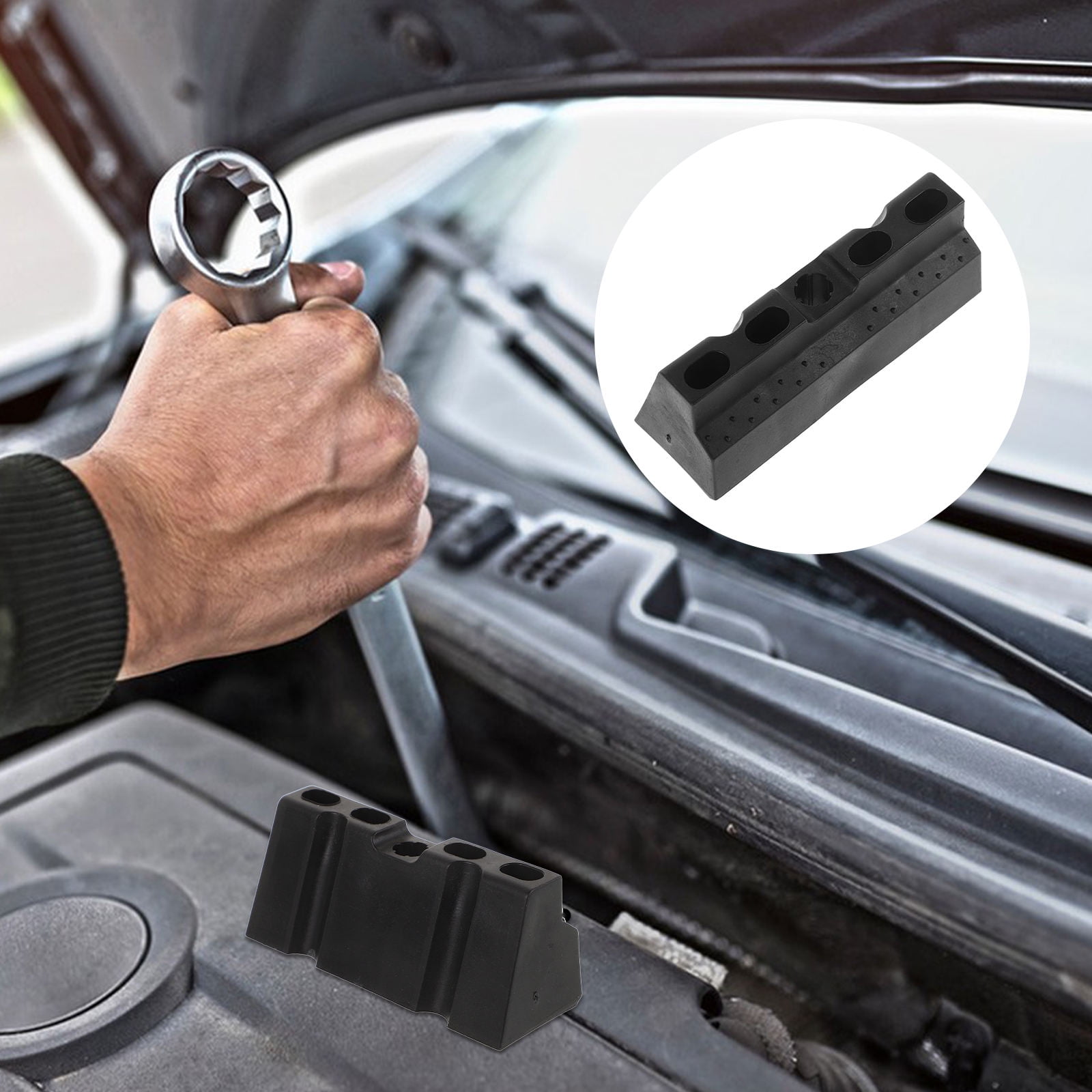 HEMOTON Car Battery Hold Down Vehicle Base Clamp Battery Holding Down ...