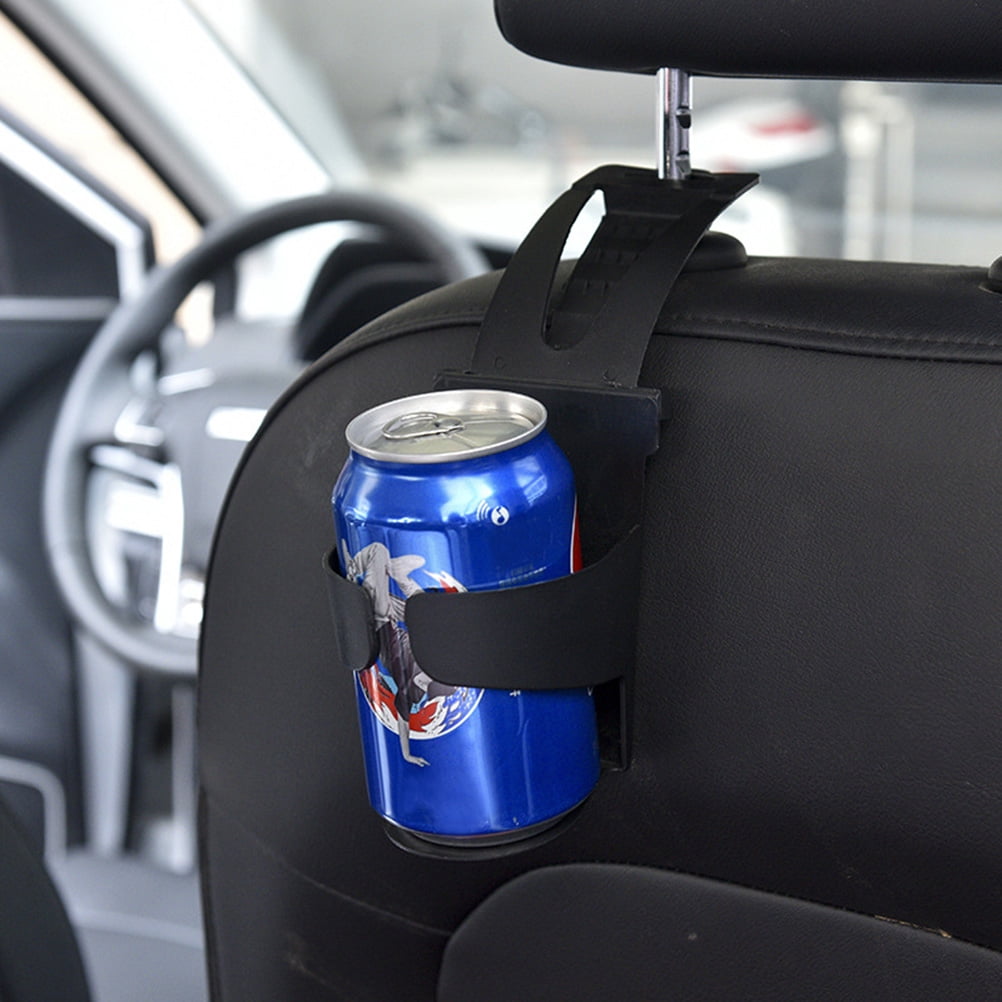 HEMOTON Black Car Cup Holder Organizer - Vehicle Drink Holder and ...