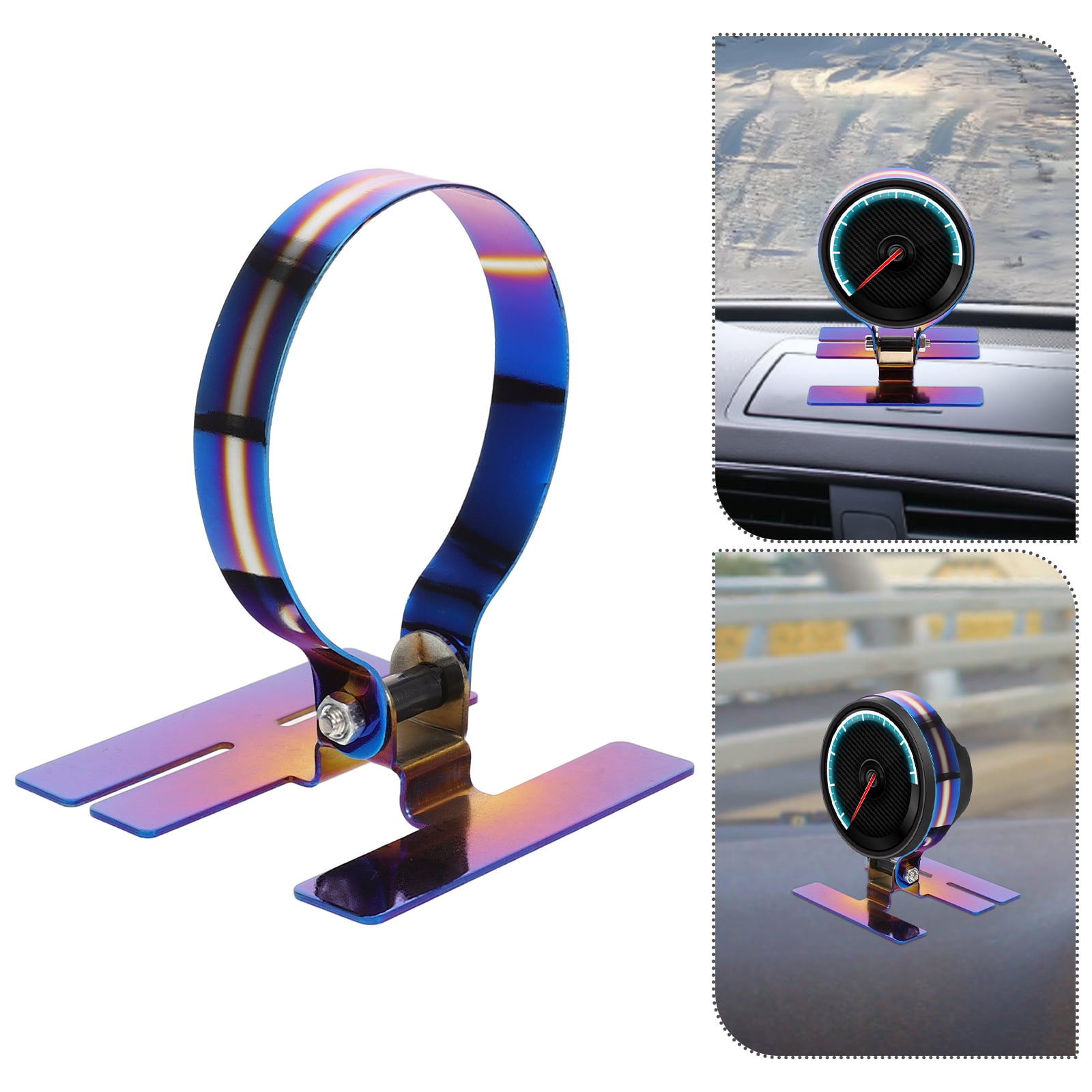 HEMOTON Car Dash Meter Mount Dashboard Gauge Holder Mounting Vehicle - Walmart.com