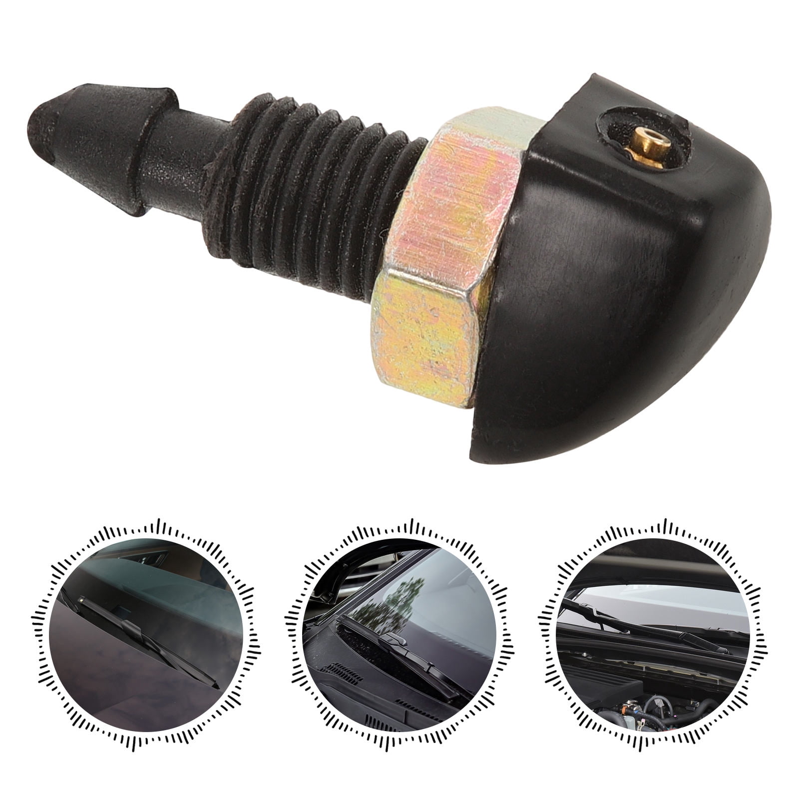 HEMOTON Car Windshield Washer Nozzle for Clear View and Safe Driving ...