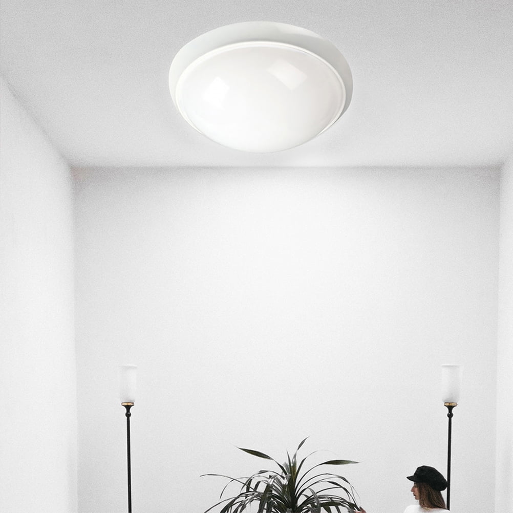 HEMOTON Ceiling Light Replacement Cover for Home White PVC Material ...