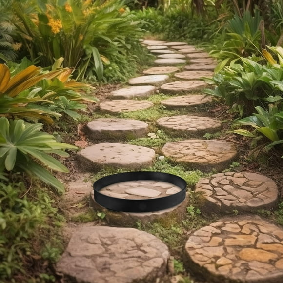 Round Concrete Stepping Stones