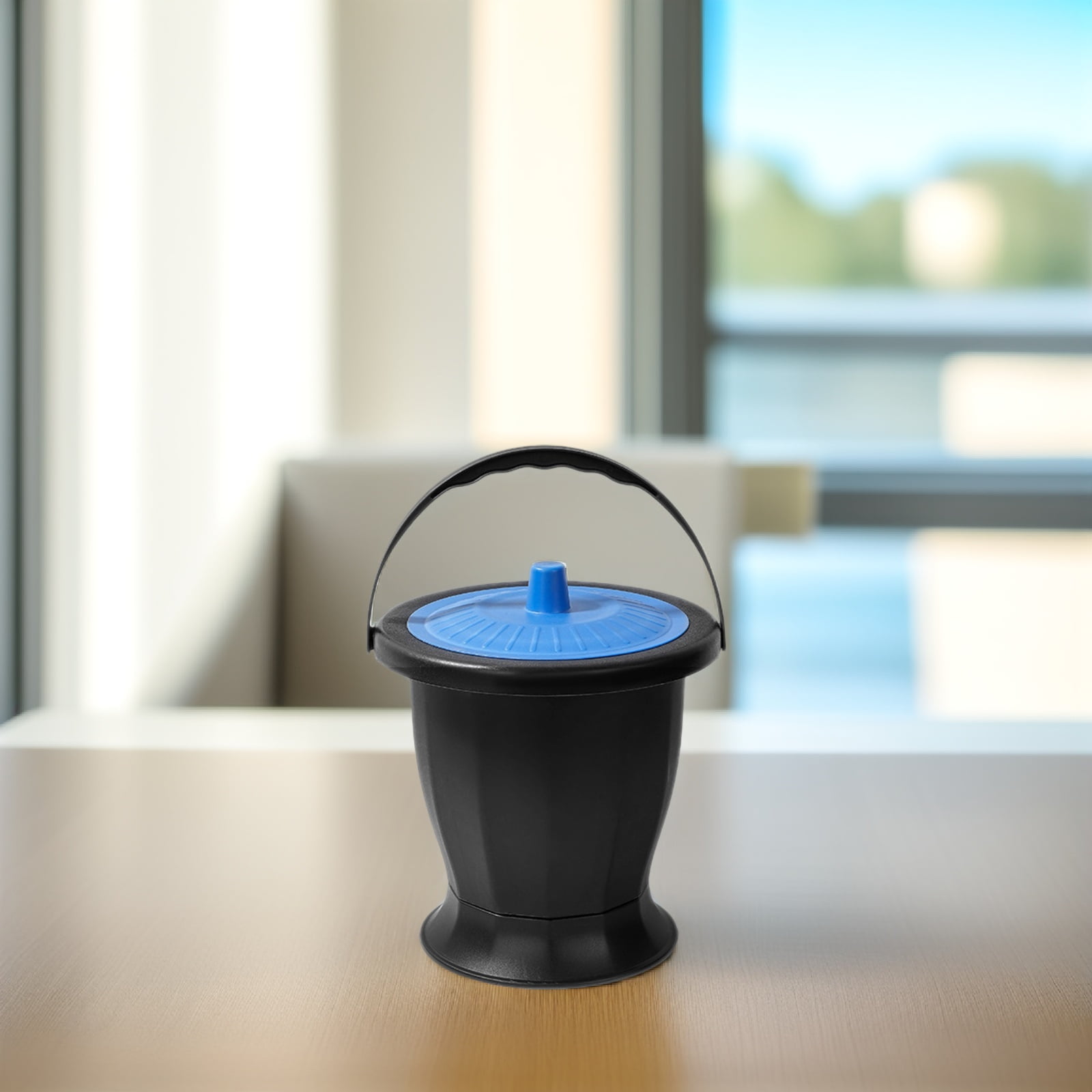 HEMOTON Chamber Pot Portable Toilet Bedroom Urine Pot Bedpan Spittoon ...