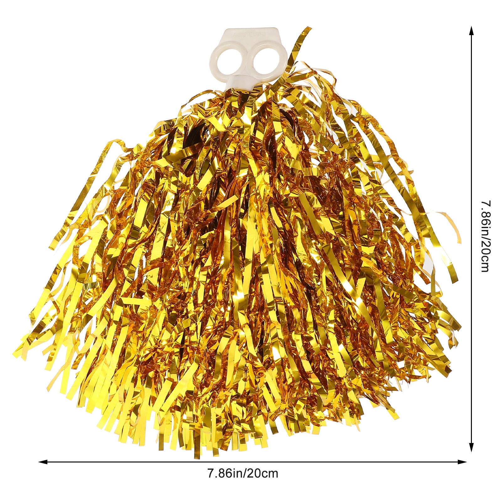 HEMOTON Cheerleading Pom Poms with Handles for Sports Party and Stage ...