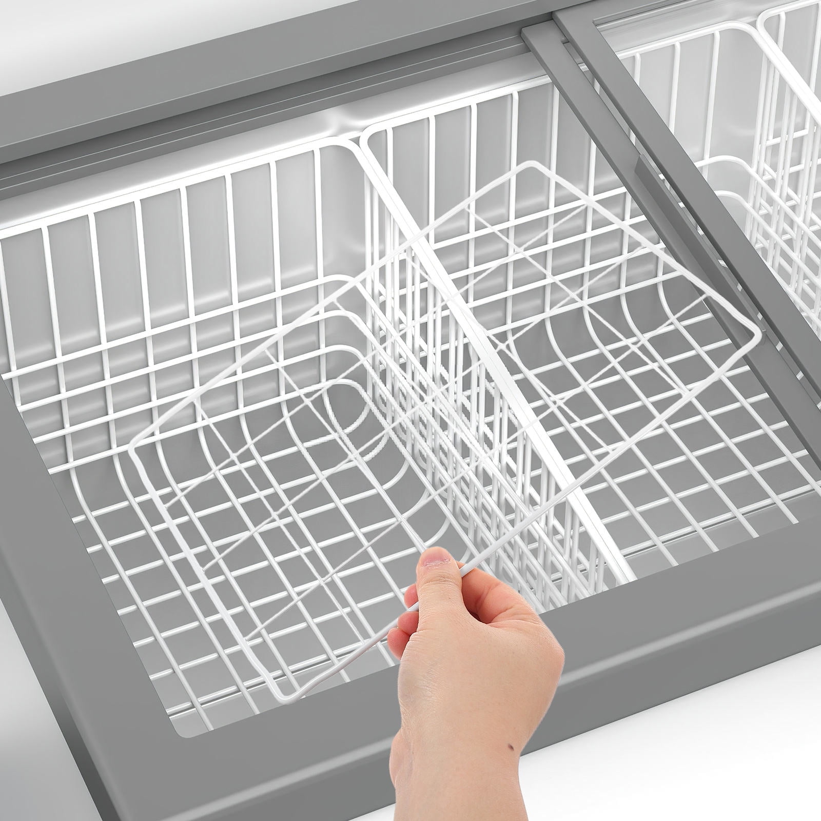 HEMOTON Chest Freezer Separator Multi Layer Grid Shelf for Ice Pops ...