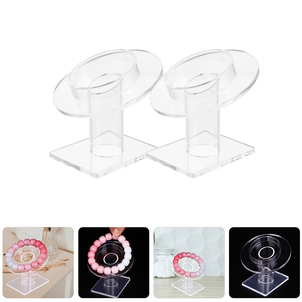 HEMOTON Clear Acrylic Bracelet Stand for Storage Use Transparent and ...