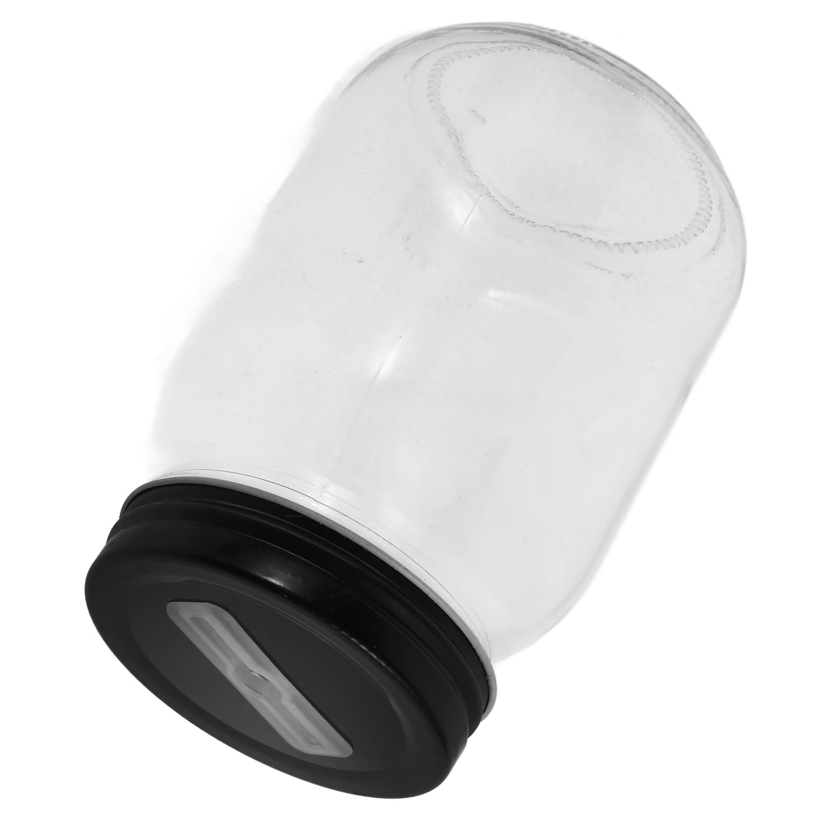 HEMOTON Clear Glass Piggy Bank For Adults Coin Saving Jar With Slotted ...