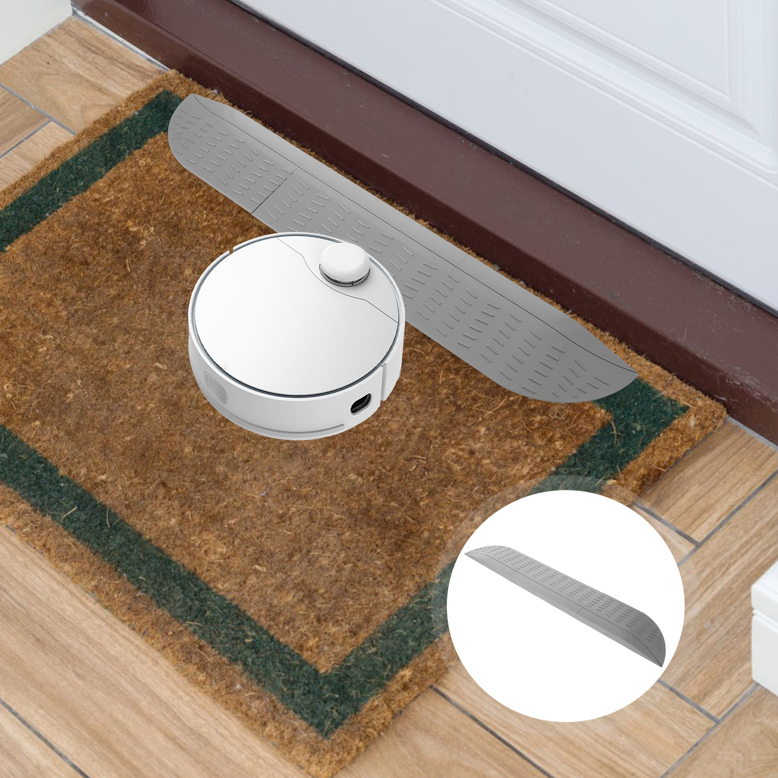 HEMOTON Threshold Ramp for Doorways and Steps, Non Slip Wheelchair Ramp ...