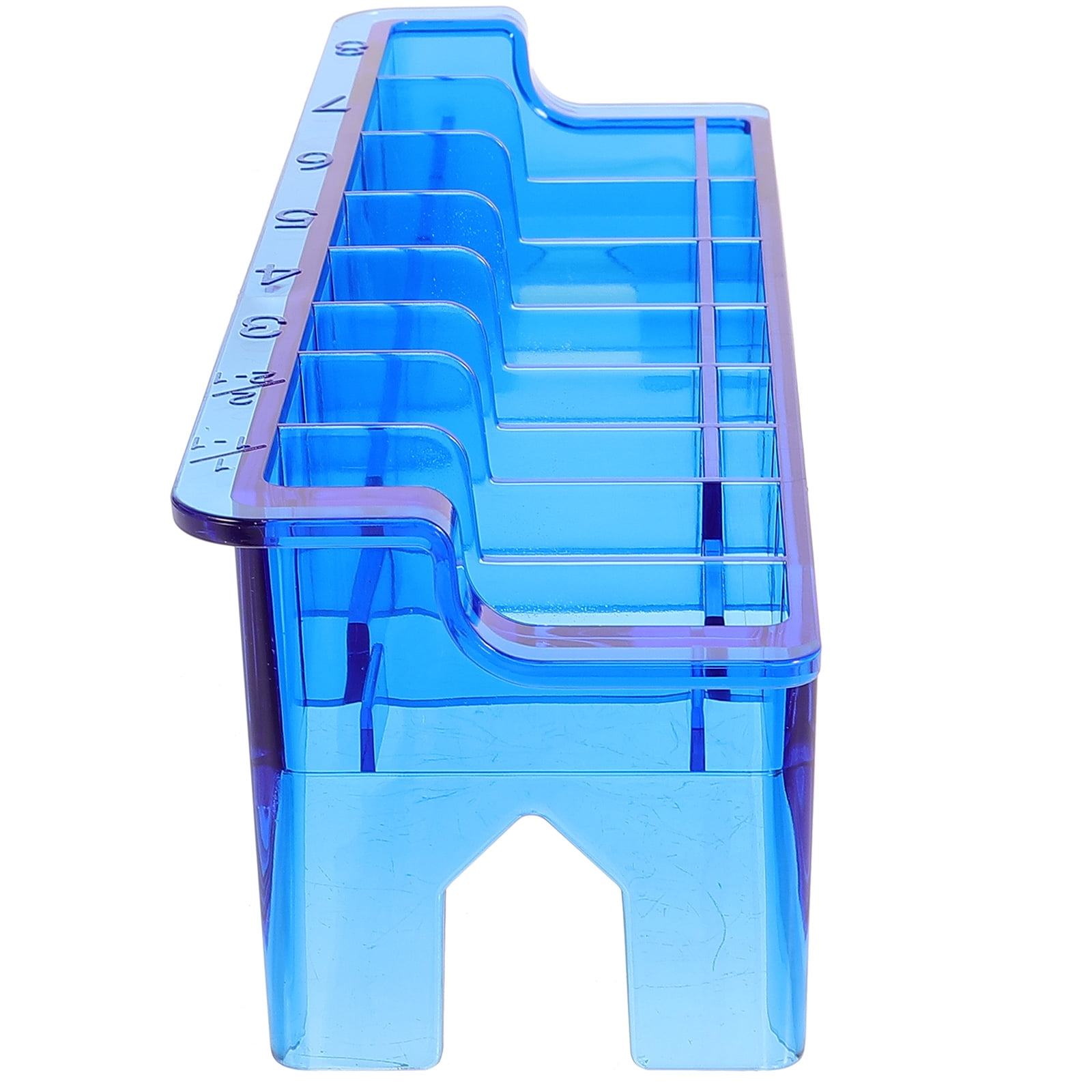 HEMOTON Clipper Guard Case Comb Hair Storage Box Smooth Surface Guide ...