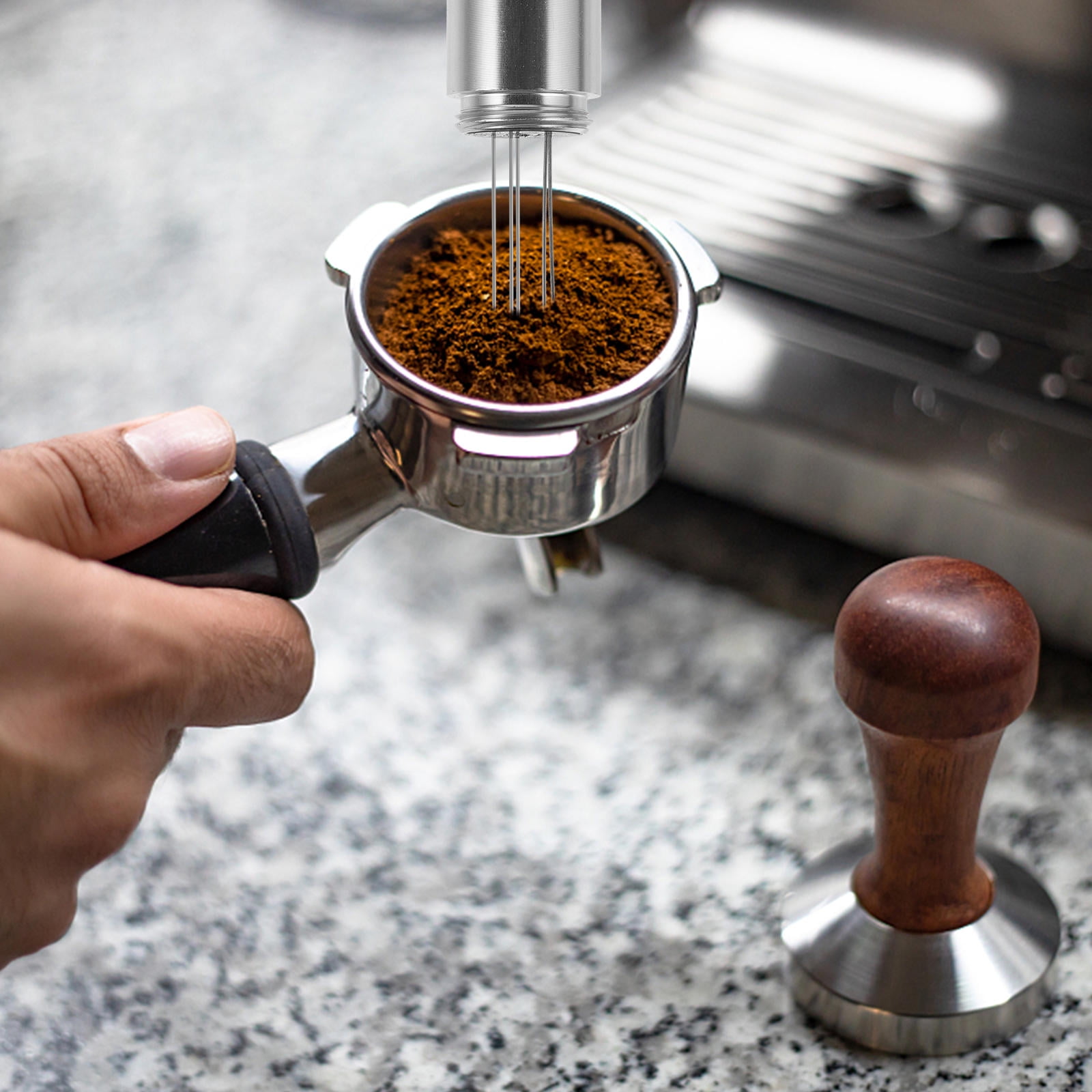 HEMOTON Coffee Distributor Distribution Espresso Tamper for Machine ...