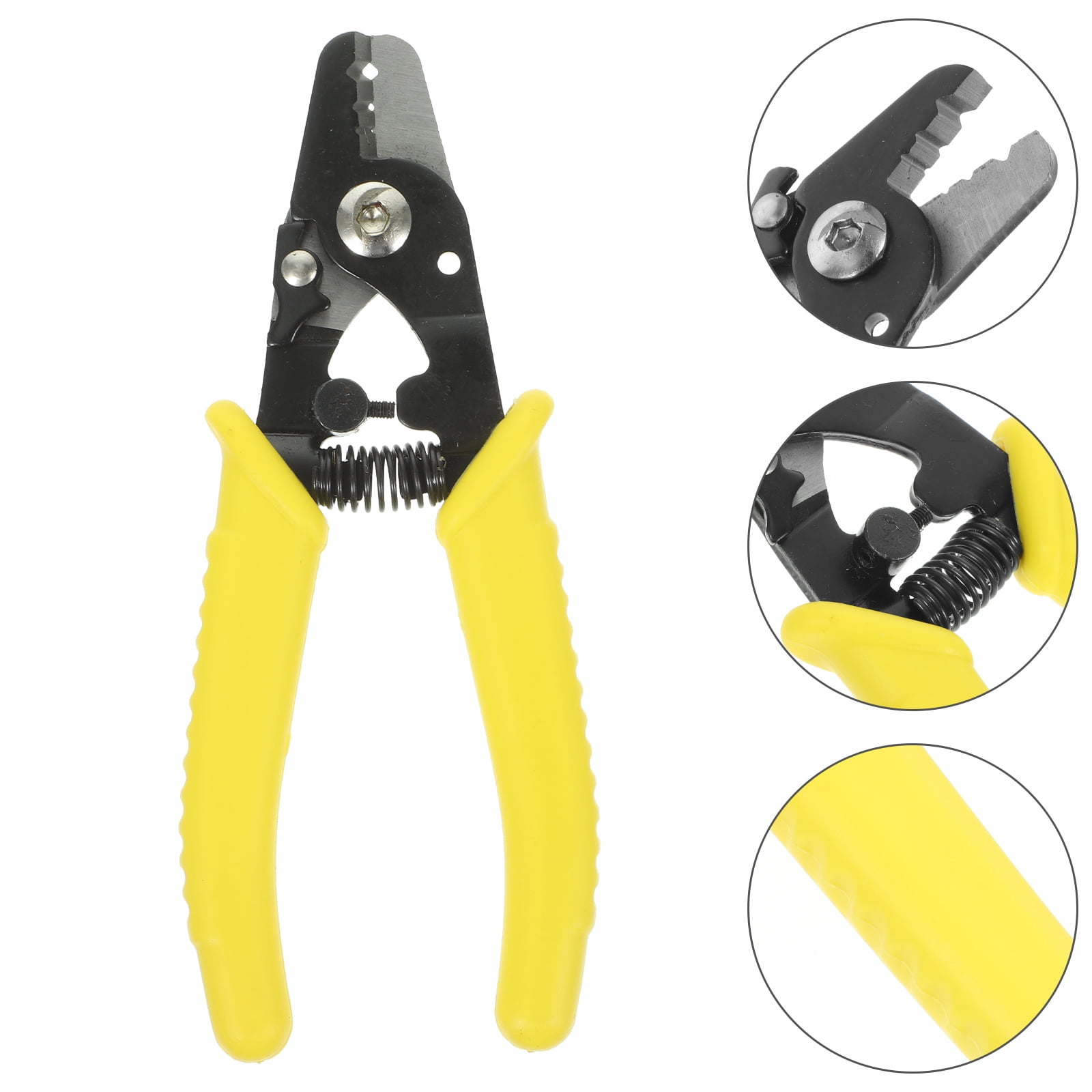 HEMOTON Compression Tool Kit for Repairing Coax Cable Pliers Steel ...