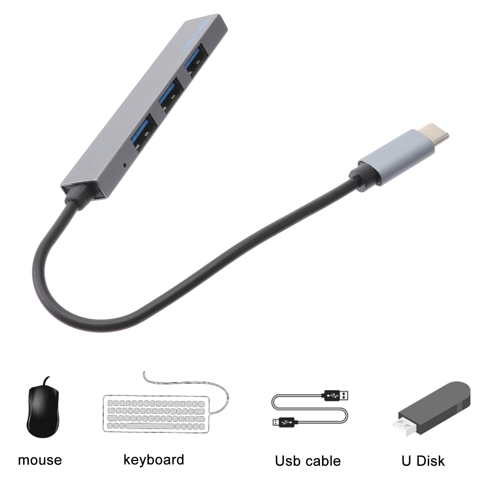 HEMOTON Computer Accessories Expansion Transfer Adapters Data USB Hub ...