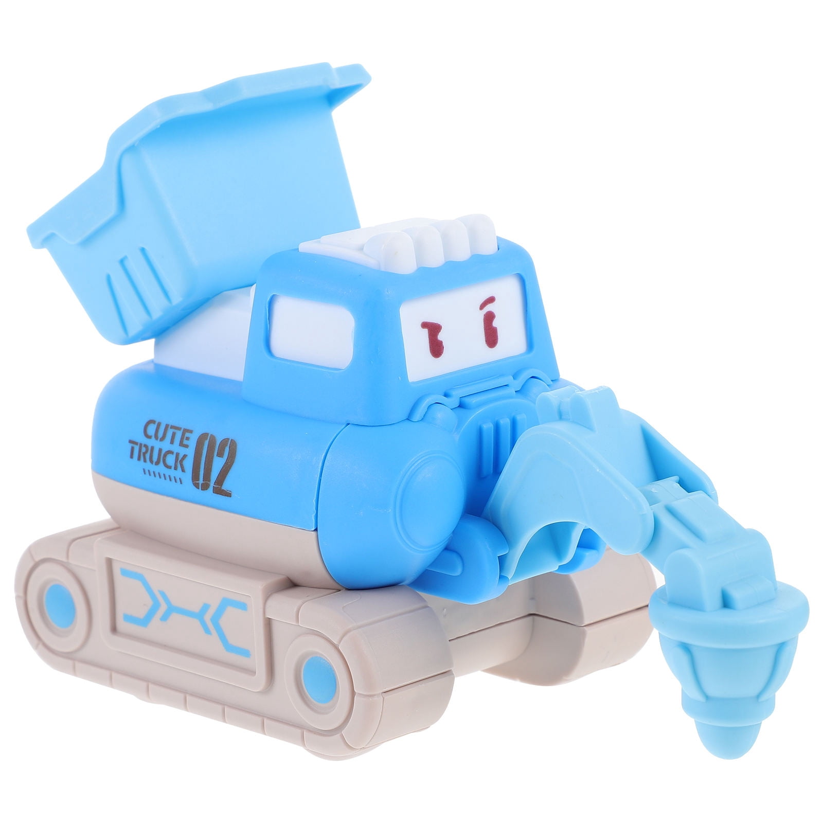 HEMOTON Construction Vehicle Toy Funny Truck Model Digger Child Blue ...