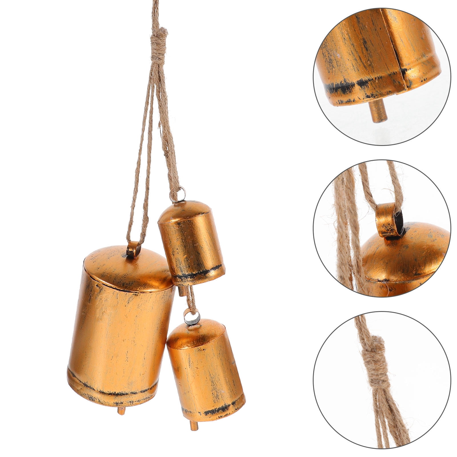 HEMOTON Cow Bell Retro Hanging Vintage Bell Party Bell Ornament Hanging ...