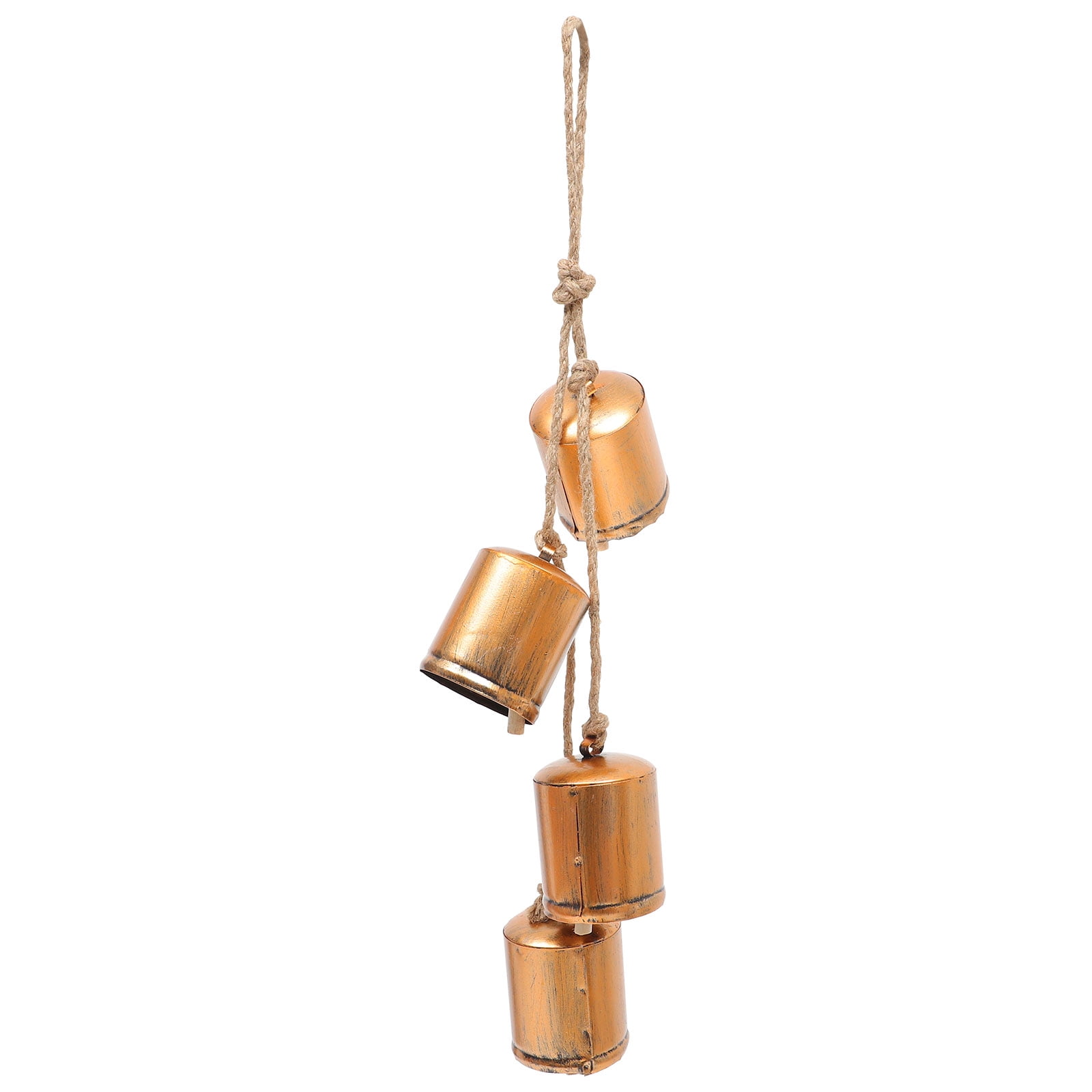 HEMOTON Cow Bell Wind Chime Outside Metal Bell Chime Hanging Cow Bell ...