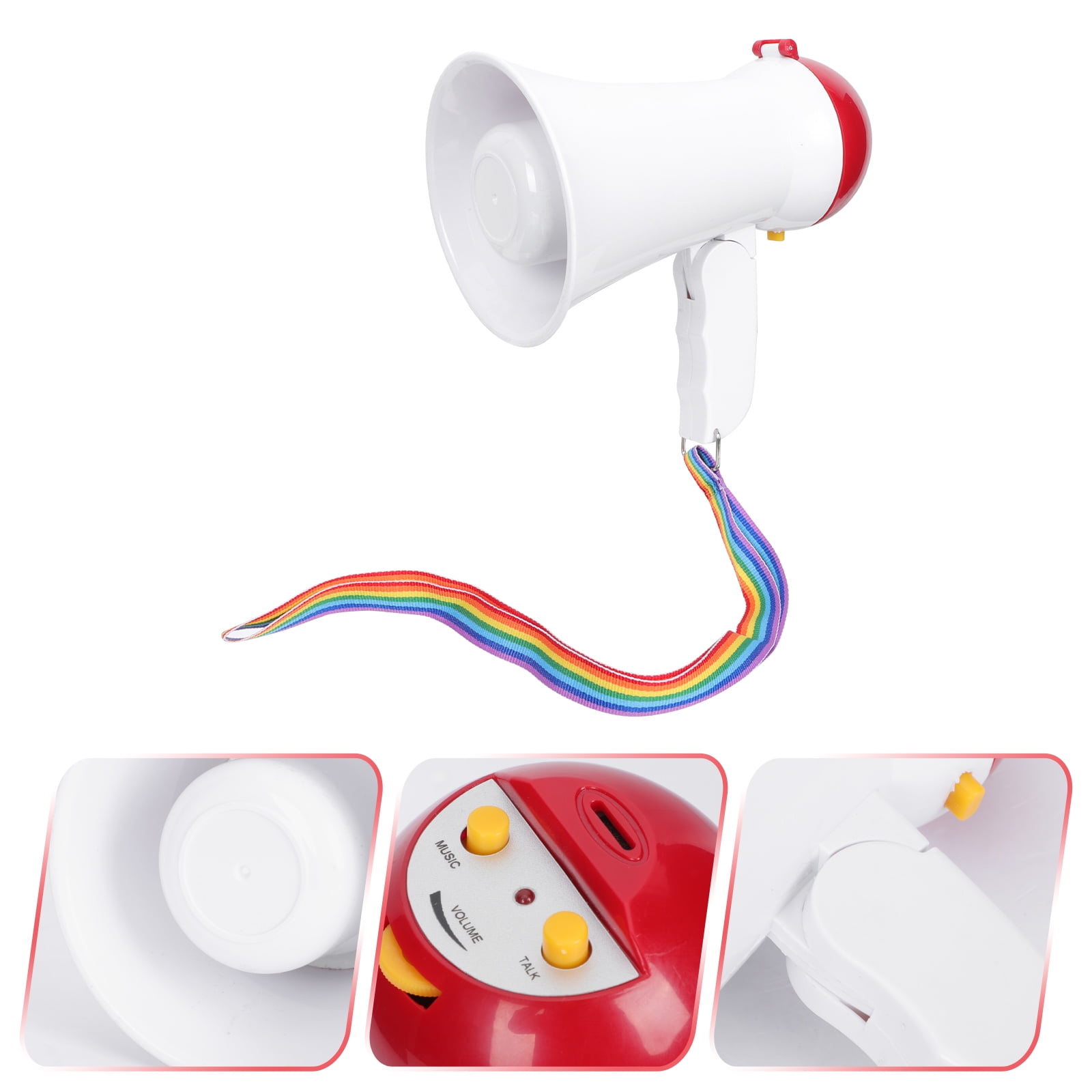 HEMOTON Creative Megaphone Plastic Loudspeaker Unique Voice Amplifier ...