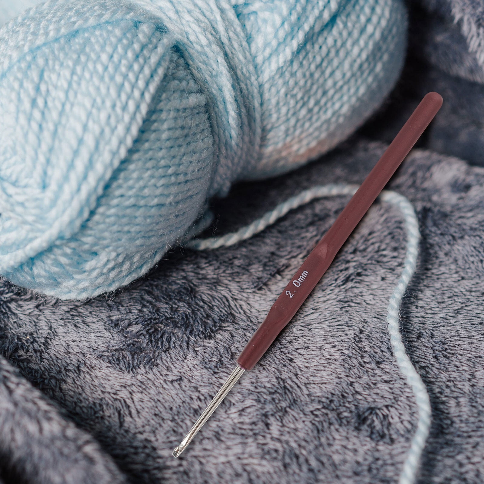 HEMOTON Crochet Hooks for Beginners with Smooth Plastic and Aluminium ...